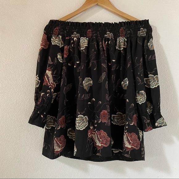 Hummingbird | Tops | Hummingbird Off Shoulder Floral Ruffle Top Medium ...